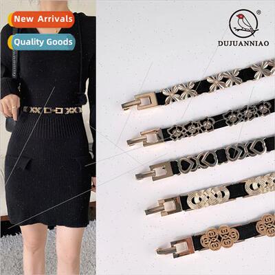 Thin belt waist cinching women  fashion simple versatile dec