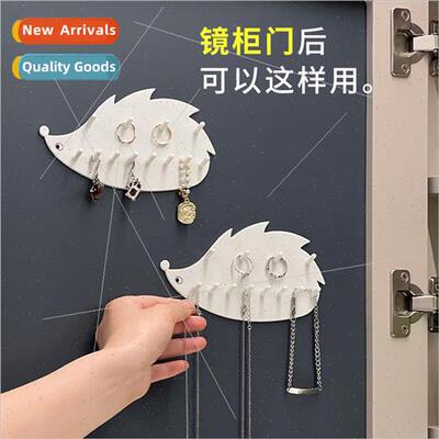 Hedgehog Jewelry Hook Women Ring Earring Necklace Hanger Doo