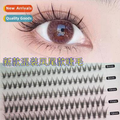 Cocktail Hair 5 Rows Mixed ngle Cluster Eyelash Extension Ha