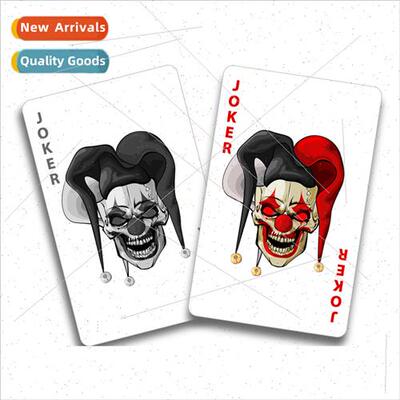 Clown circus horror decals playing cards colorful stickers r
