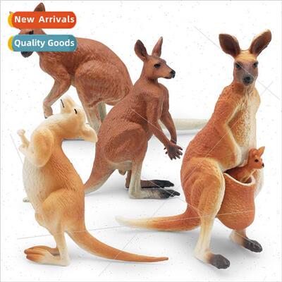 Grasslwild mammal model shaking hands kangaroo children earl