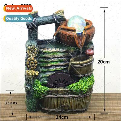 Desktop running water inviting wealth and prosperity ornamen