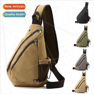 new men bags fashion nd canvas men chest bag leisure shoulde