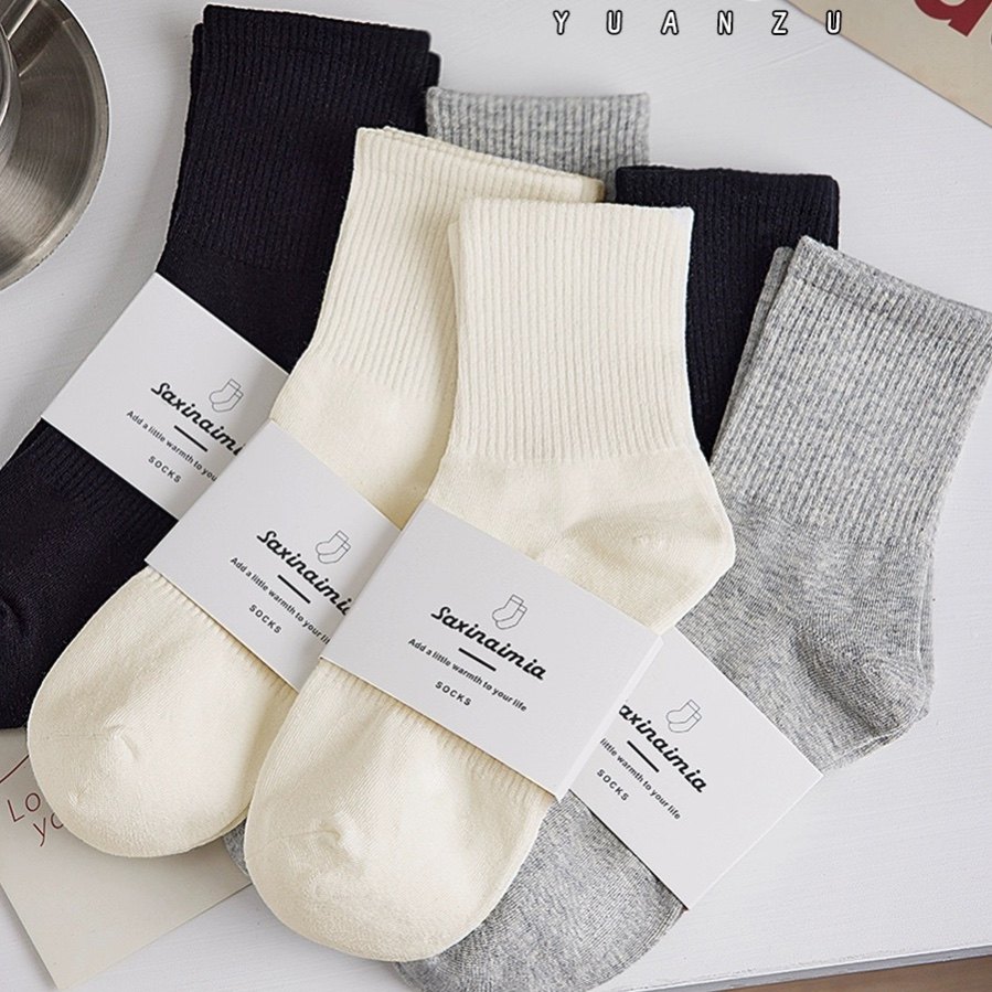 SHORT SOCKS FOR MEN AND WOMEN THE SAME BLACK SPORTS SOLID COLOR ...