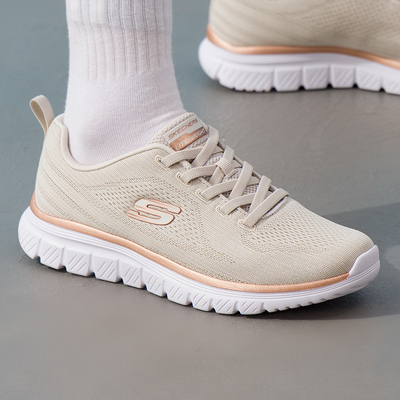 斯凯奇（Skechers）女鞋 2026新款春季运动鞋GRACEFUL 4.0缓震透