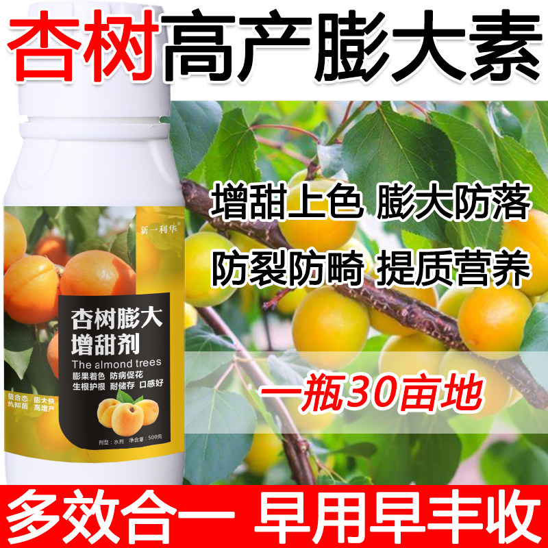 杏树专用叶面肥杏树膨大剂杏树增产肥料快速膨大营养全面防病防虫