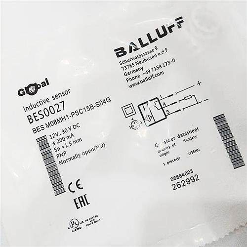 全新原装正品巴鲁夫BES0027传感器BES M08MH1-PSC15B-S04G质保_虎窝淘