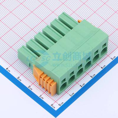 插拔式接线端子 KF2EDGAKG-7.62-6P P=7.62mm 电子元器件配单