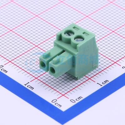 插拔式接线端子 DB2EK-3.5-2P-GN-S P=3.5mm 插头 1x2P 原装正品