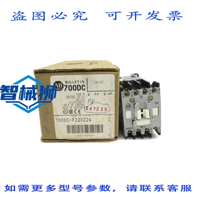 原装供应 罗克韦尔AB 700DC-F220Z24 系列C 24VDC 60A 棕/白 NSMP
