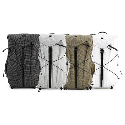 CAYL Juheul Grid 25SS新款 男女小格纹户外徒步背包双肩包