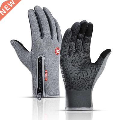 Winter Gloves Mens Touchscreen Waterproof Windproof Skiing C