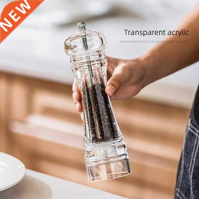 Acrylic Spice Pepper Mill Salt and Pepper Black Grinder With