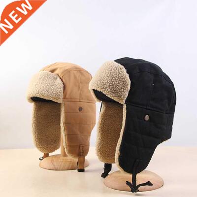 Warm Bomber Hats Earflap Russian Hat Men Women Ear Flap Wint