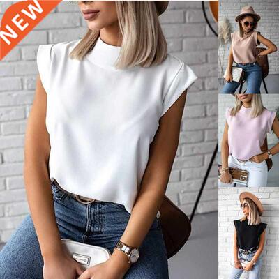 Women Blouse New Casual Solid Korean irt Elegant Slim Sta