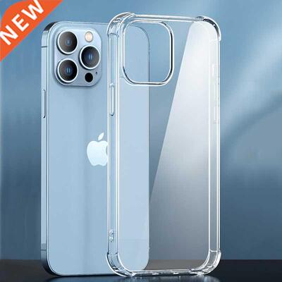 Luxury Transparent Shockproof Silicone Case For iPhone 11 12
