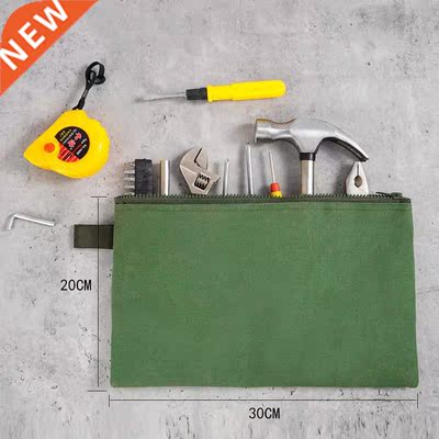 Portable Tool Storage Bags Waterproof Canvas Zipper