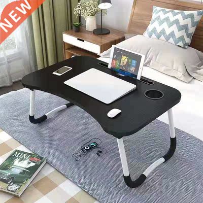 Portable folding Desk Holder Bed Table Desk Wooden Foldable