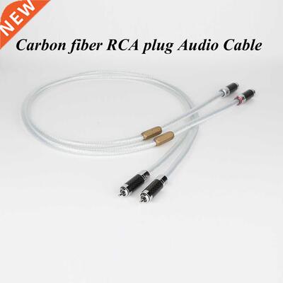 Pair X41025 5N Silver Plated RCA Analogue Cable with Rhodium