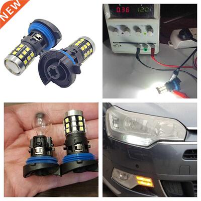 2PCS HP24W LED BULB No Error Bulbs Ctroen C5 PEUGEOT 5008 3