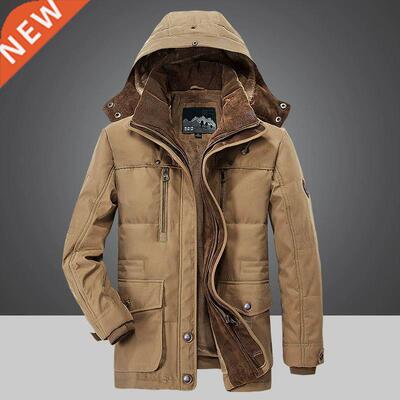 Windproof Fleece Jacket Men Warm Thick Windbreaker Military