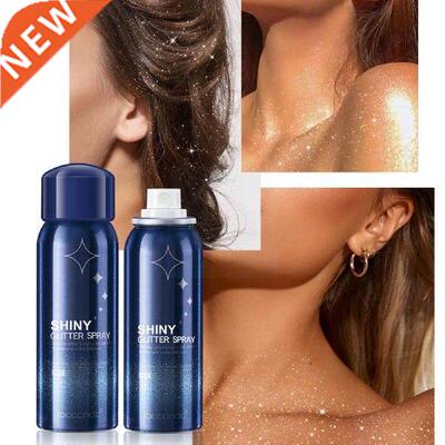New Hair Body Glitter Spray Sparkly Shimmery Glow Face