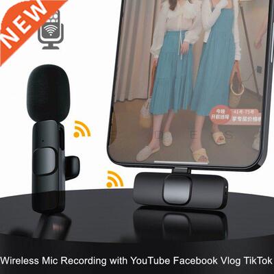 Wireless Lavalier Microphone Noise Reduction Hands-free Clip