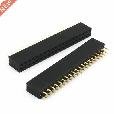 10pcs 40 Pins Headers Strip 2.54mm Pitch Row Female Straight