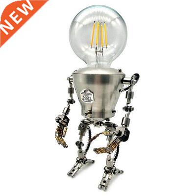 Manual Assembling Stainless Steel Steampunk Big Head Robot