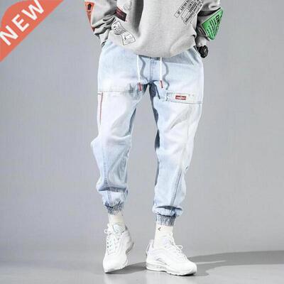 Baggy Jeans Men Blue Black Jeans Pants Hip hop Streetwear Ha