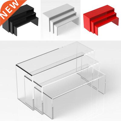 3Pcs/set Clear Acrylic Display Stand Jewelry Showcase Storag
