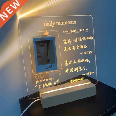 Creative USB Acrylic Daily Moments Photo Memo Message Board