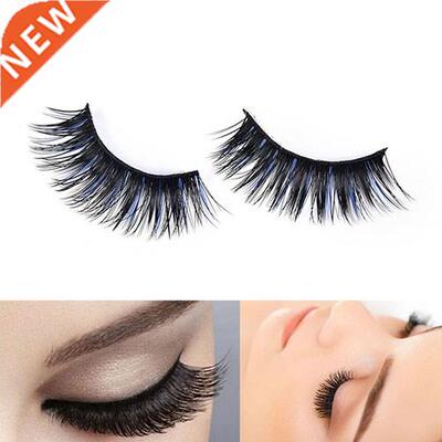 5Pairs Women Makeup Tool Soft Cross False Eyelashes Extensio