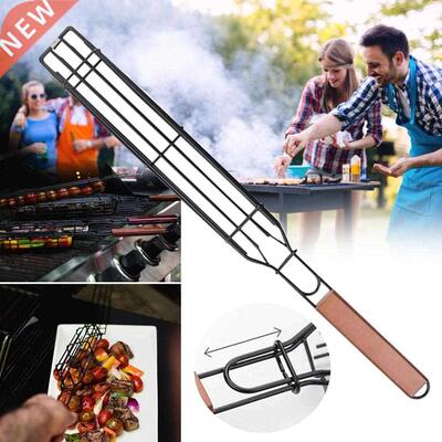BBQ Grill Mesh Stainless Steel Barbecue Meshes Portable