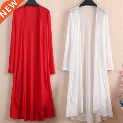 Long Sleeve Summer Sun Protection Clothing Women Long Cardig