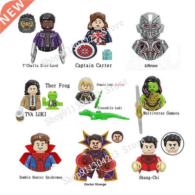 What If Zombie Superhero Ultron Building Block Spiderman Sha