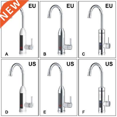 Water Heater Electric 220V/110V Mixer Faucet LED 60 Degree