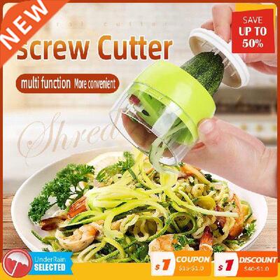 Hand 4 In 1 Held Spiral Vegetable Fruit Cucumber Cutter