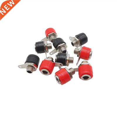10Pcs 4mm Banana Socket Female Jack Binding Post Nut Connect