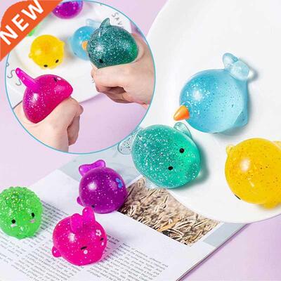 Big Spongy Mochi Fidget Toys Animal Soft Cute Fun PopIt Sen