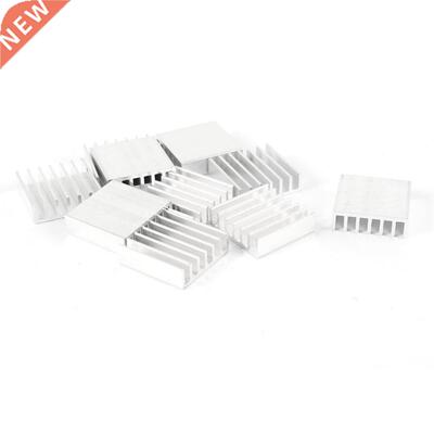 10 cs 20mm x 20mm x 6mm Aluminum Heatsink fo IC MOSFET SC