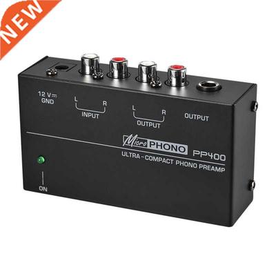 Hot 3C Ultra Compact Phono Preamp Preamplifier With Rca 1/4