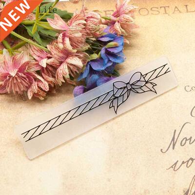 Lychee Lfe Bowknot Desgn Plastc Embossng Folder For Car