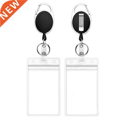 Retractable Badge Reel Alumnum Alloy Plastc D Card Lanyar
