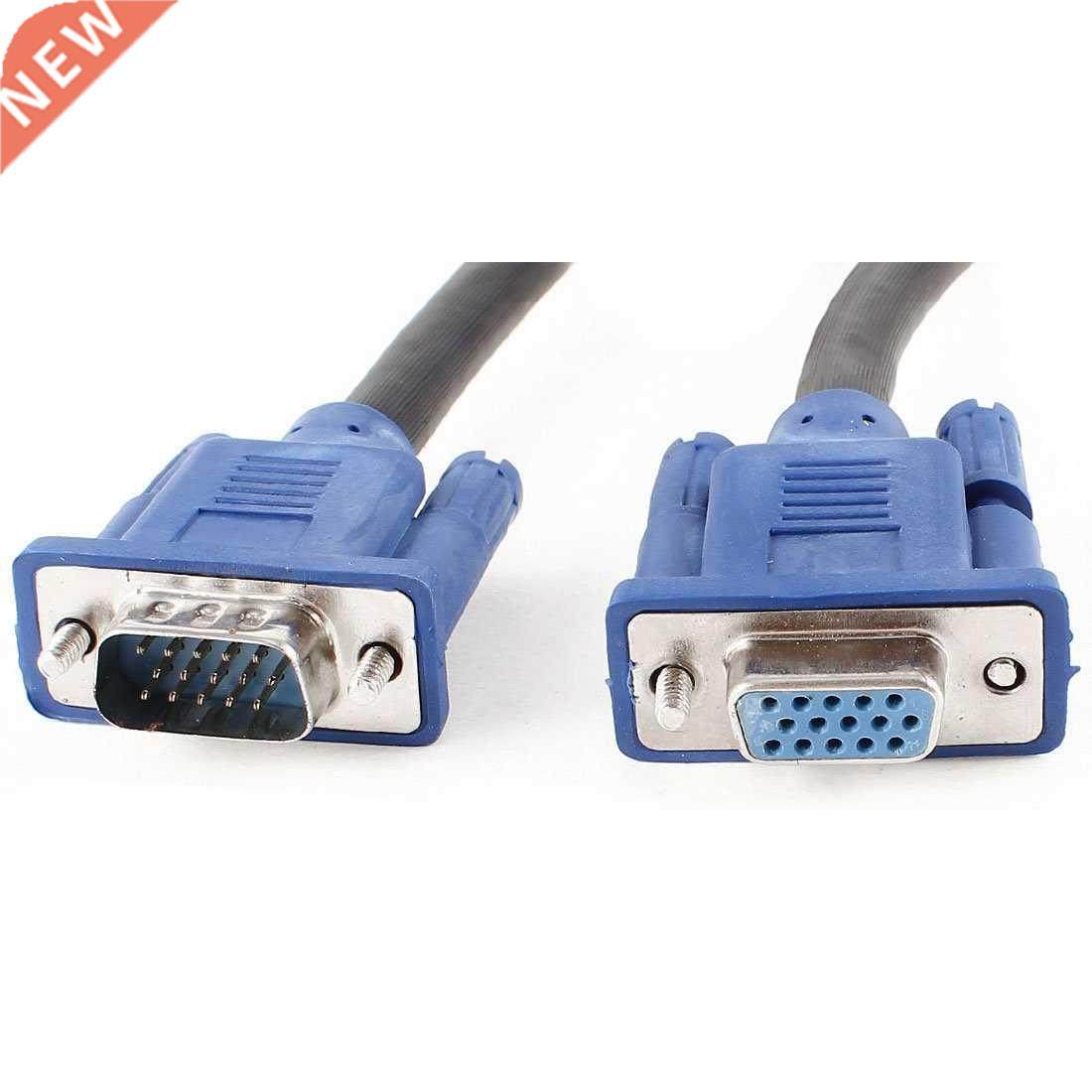 Meter PC Computer 15Pin VGA Male to Female M/F Cable Adapt