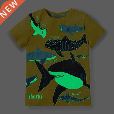 SAILEROAD 2022 New Summer T Shirt Cotton Short Sleeve Cartoo