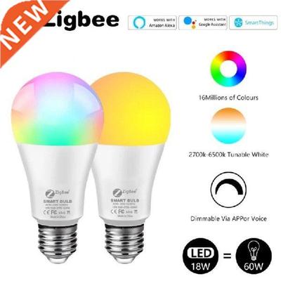 Tuya Zigbee LED Smart Light Home E27 LED Bulbs APP Control
