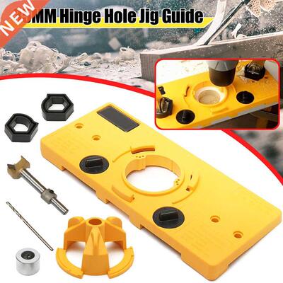 Portable Professional Cup Style Concealed Hinge Jig Guide Se