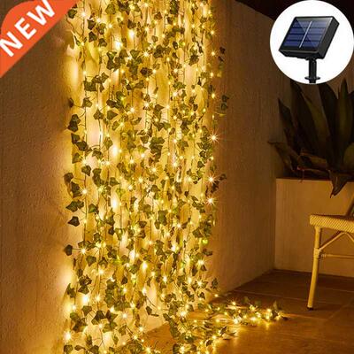 Solar Lights Fairy Maple Leaf 10/5/2M Waterproof Outdoor Gar