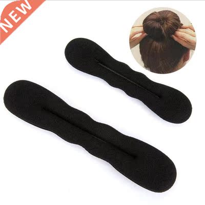 Multi size Sponge Black Hair Styling Donut Bun Curler Maker